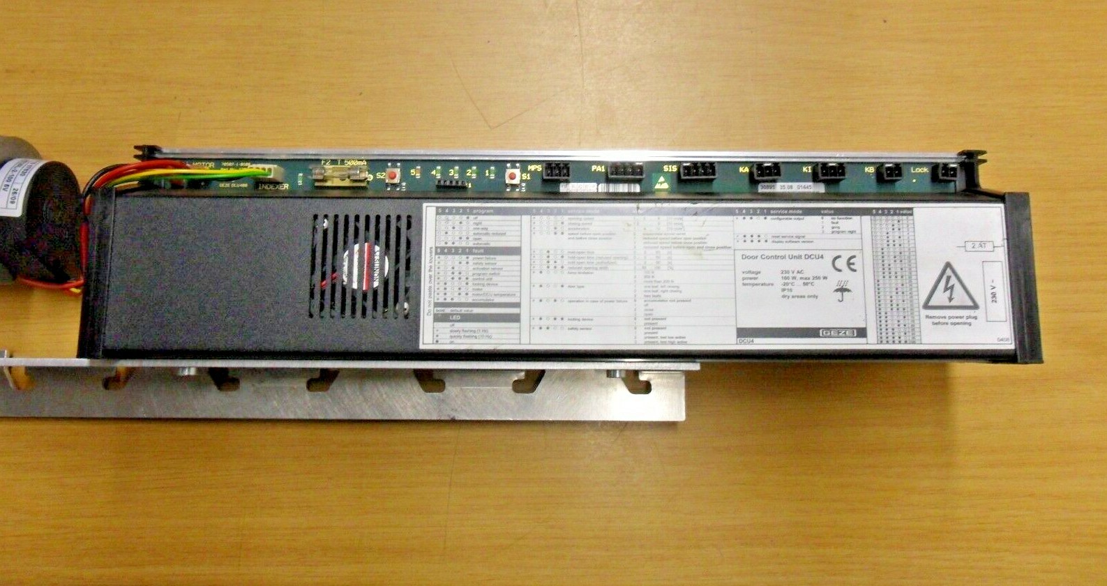 GEZE Automatic Door Controller DCU4 & Door Motor ECLT-type GR63X25 ...