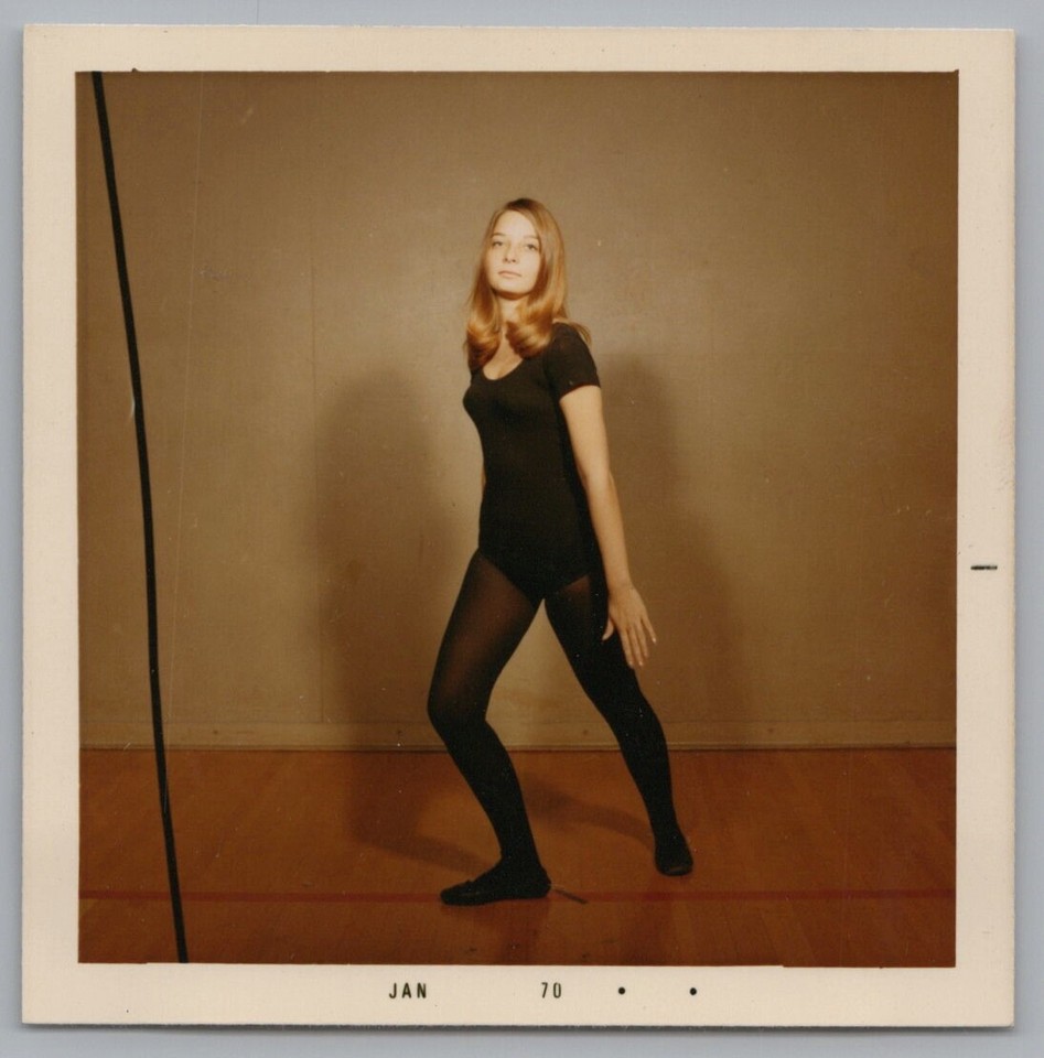 Beautiful Woman Striking Dance Pose in Studio Focused Dynamic Stance | eBay