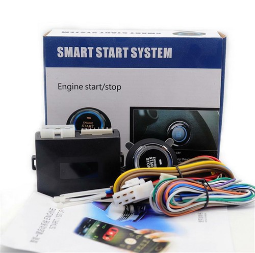 Car Phone Remote Control Engine Start Alarm System Push Button Remote ...