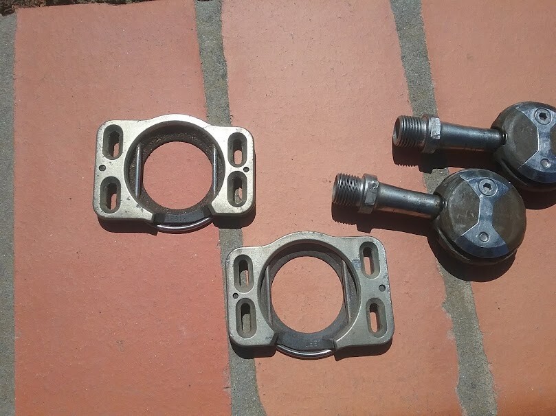 SPEEDPLAY X2 stainless steel spindle pedals - 196 gr - cleats inncluded ...