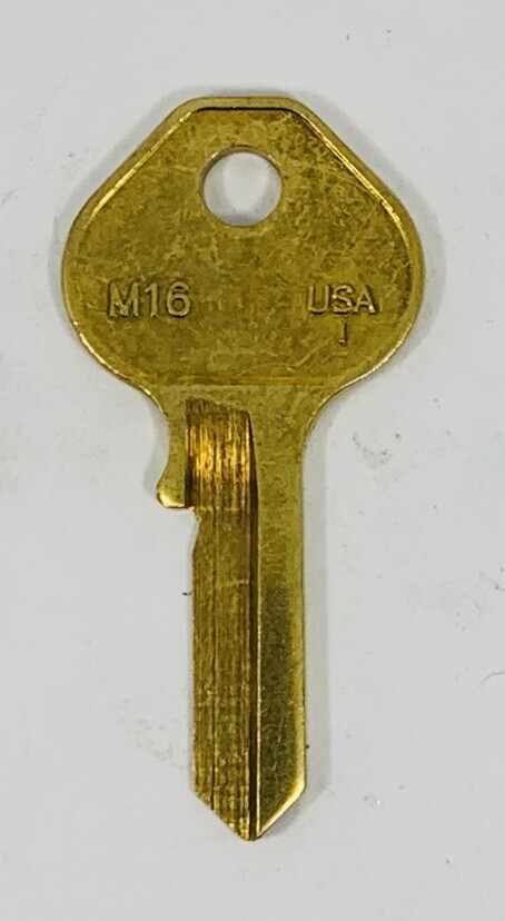 Lots of M16 1092NR MAS-9D M27 Key Blanks For Master Padlock 27K Keyway ...