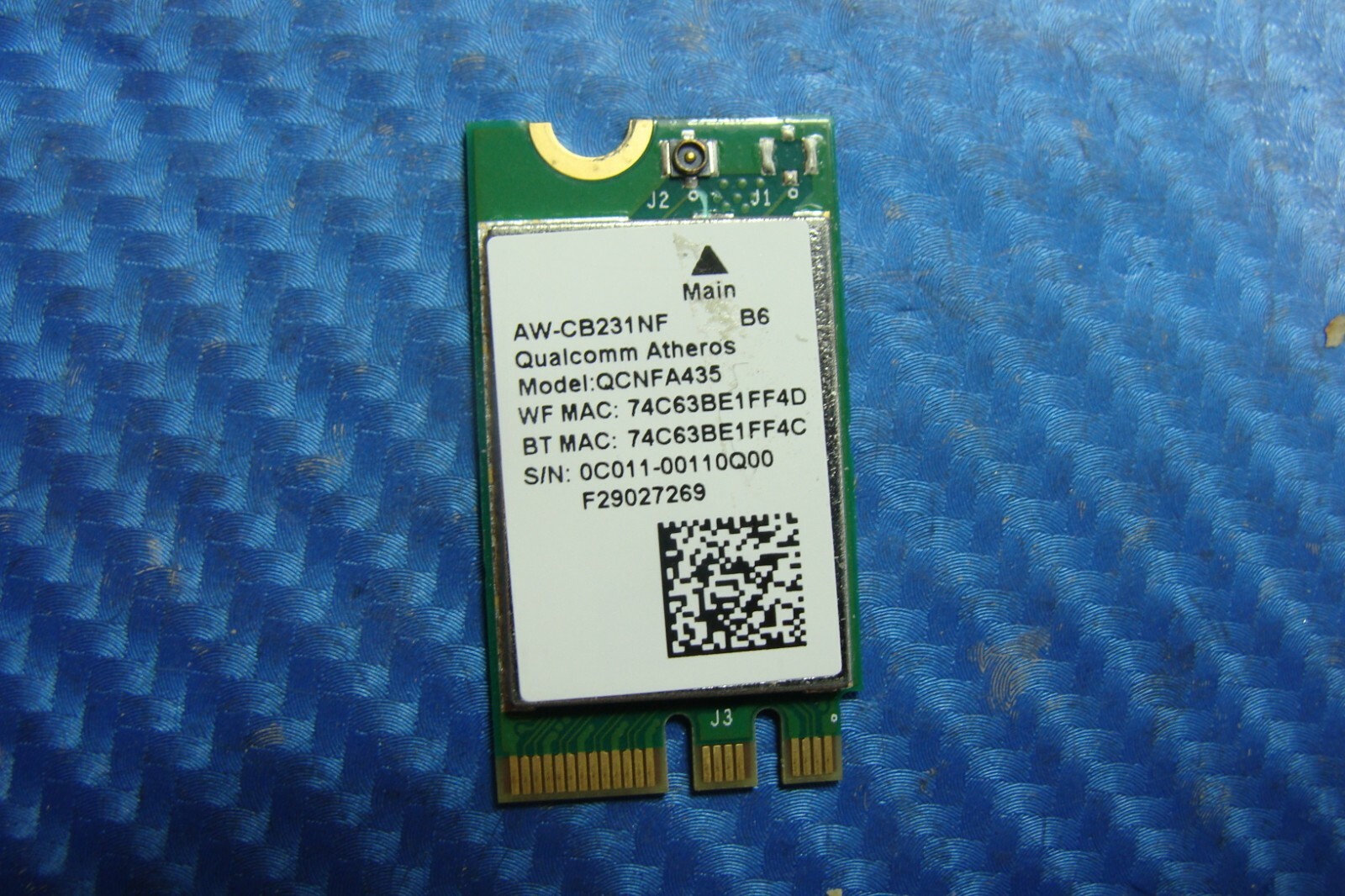 Asus F556UA-AB32 15.6" Genuine Wireless WiFi Card QCNFA435 AW-CB231NF ...