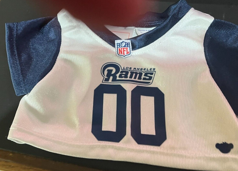Build A Bear Clothes NFL Los Angeles Rams Jersey EUC | eBay