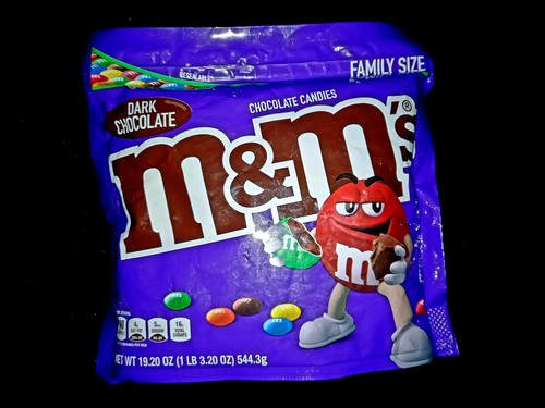 510.3g Huge Family Dark Chocolate Flavour M&Ms MNMs American Candy ...