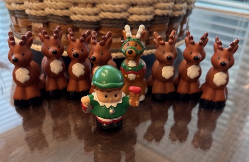 Little People Christmas Reindeer Reindeers Lot | eBay