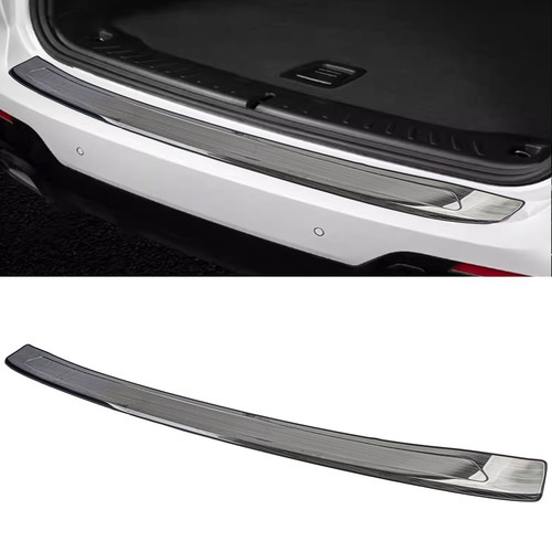 Stainless steel loading edge protection black bumper fits BMW X3 G01 ...