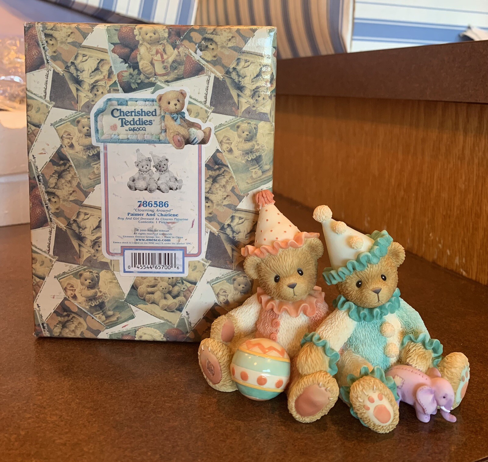 Cherished Teddies Clowning Around Clowns Pastels Palmer and Charlene ...