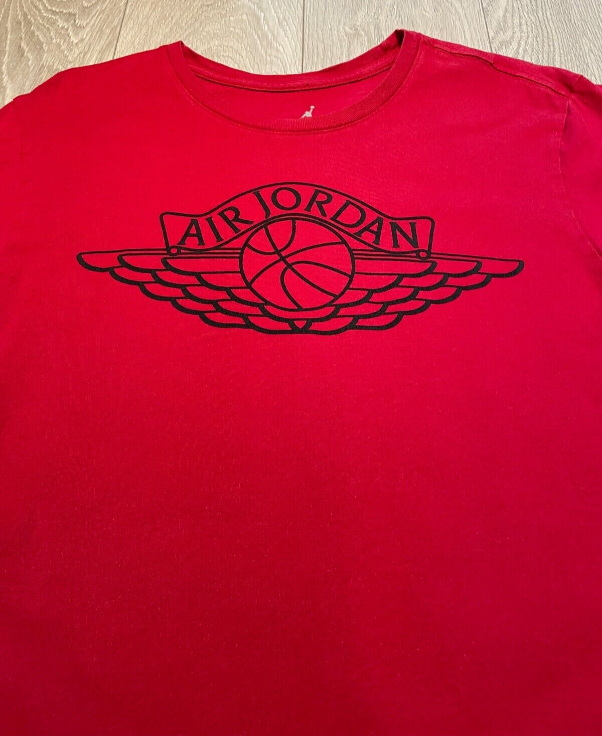 Nike Air Jordan Tee T Shirt Vintage Jumpman Mens Size M Red Michael ...