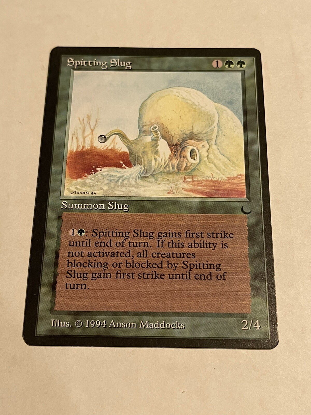 1994 Magic The Gathering Spitting Slug The Dark. Mint Never Played. | eBay