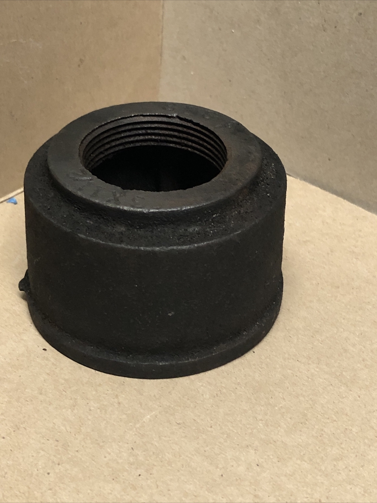 1 1/2 TAPPED Adapter-3"x1 1/2" Tapped adapter USA-NO-HUB/DWV-CAST IRON ...