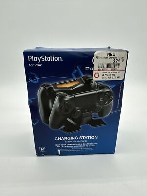 PowerA PlayStation PS4 DualShock 4 Wireless Controller Charging Station ...