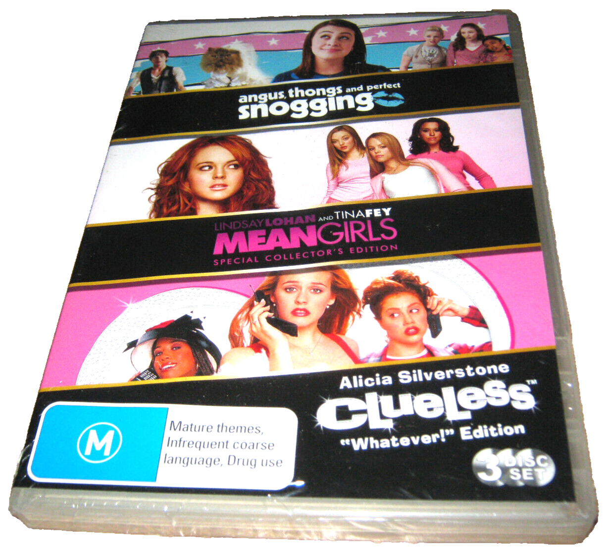 Angus, Thongs and Perfect Snogging + Mean Girls + Clueless - New DVD ...