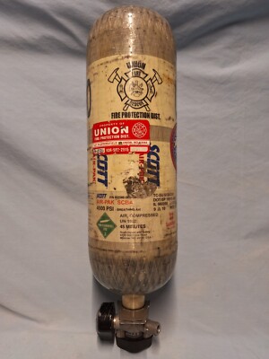 SCOTT 45 Min 4500psi Carbon SCBA Tank 2010 with Valid Hydro! | eBay