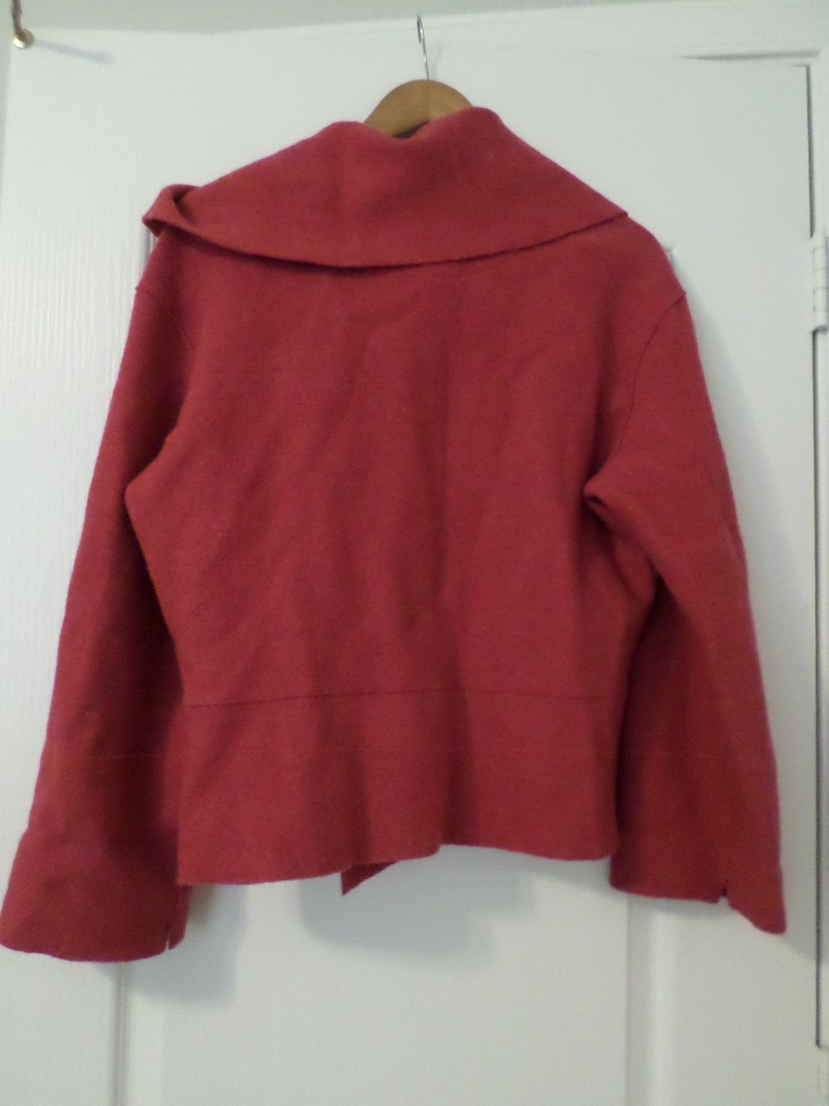 OSKA red boiled wool side button jacket size 1 - Gem