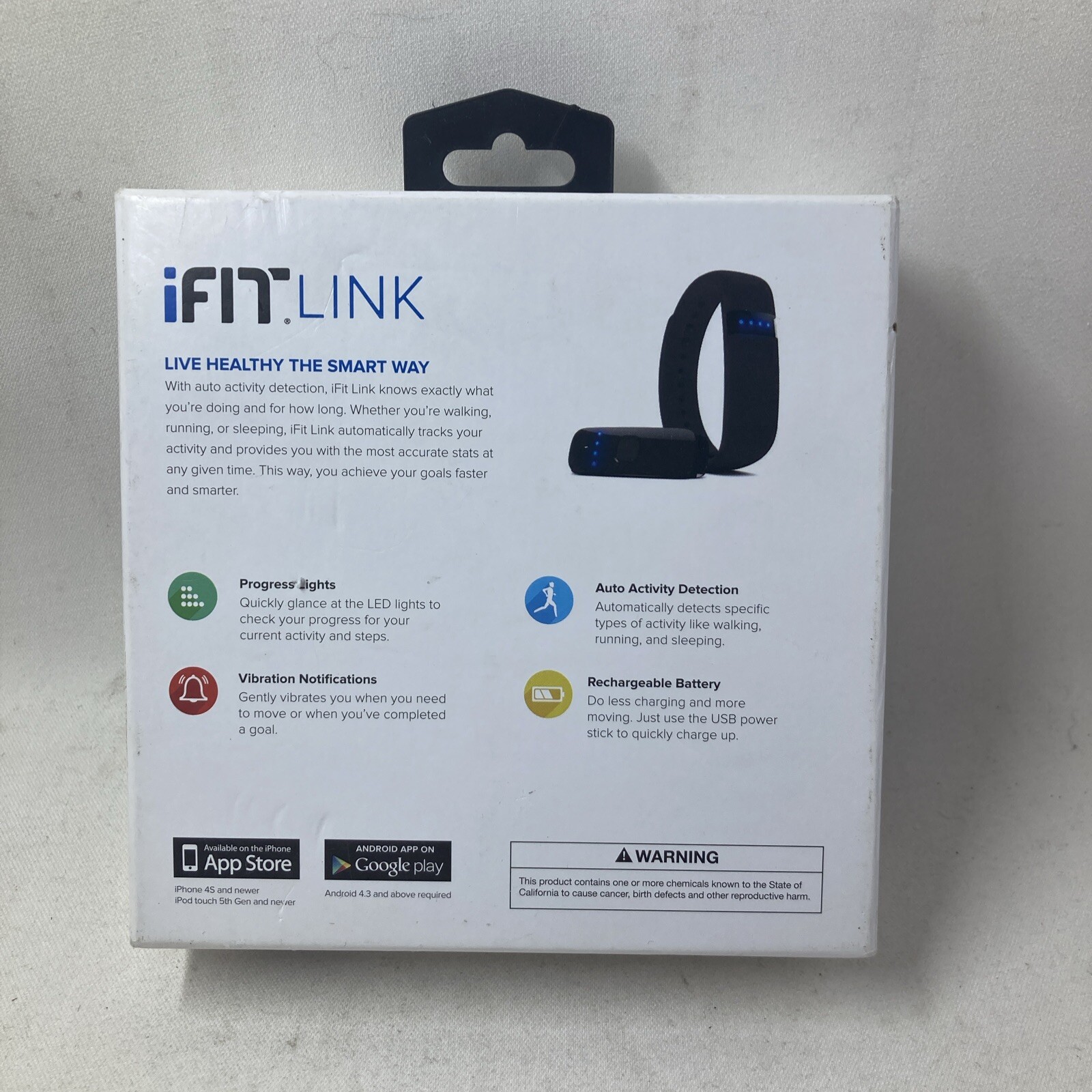 iFit IFLINK115 Activity Tracker One Size - Black for sale online | eBay