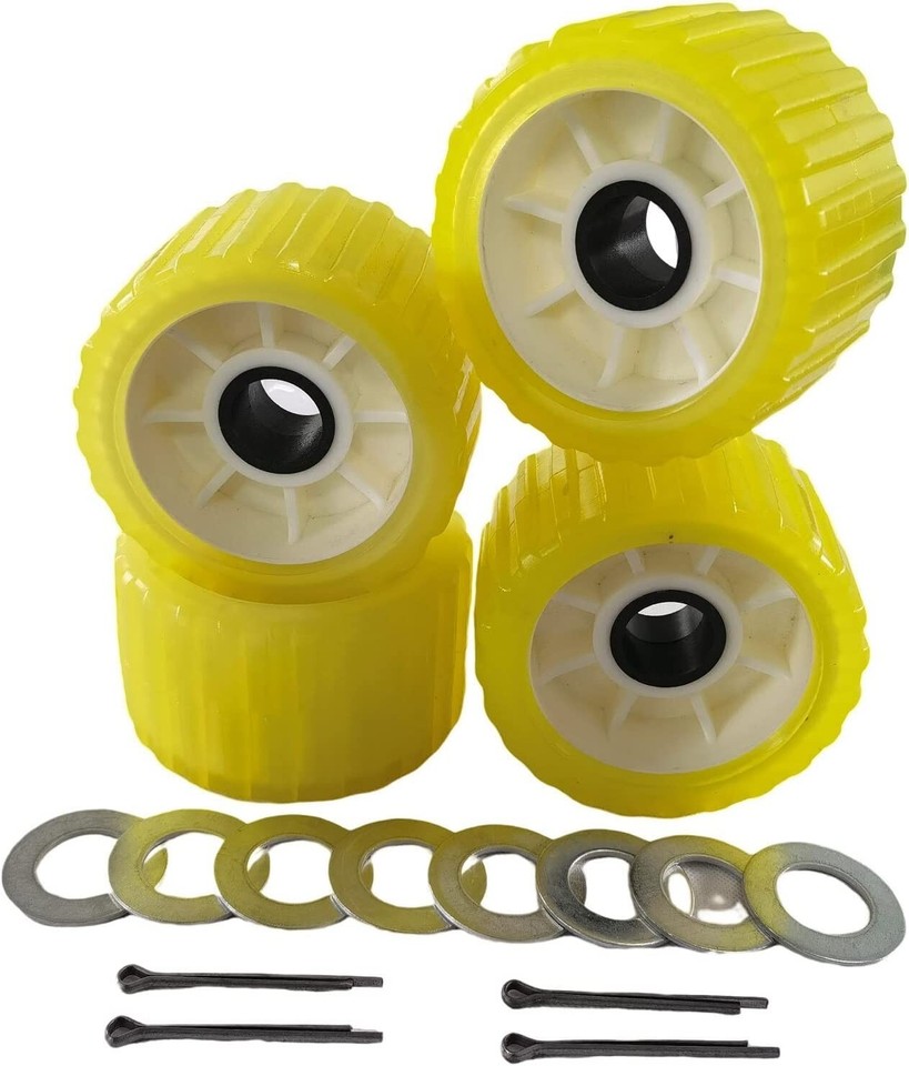 Boat Trailer Rollers - Heavy-Duty - Protect Boat, Easy Install, Durable ...