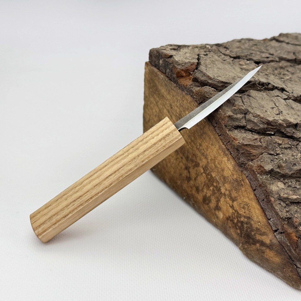 Sloyd Carving Knife – Hand-Forged Steel Blade, Ash Handle, For Spoons ...