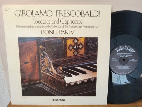 Girolamo Frescobaldi, Toccatas and Capriccios, Lionel Party, LP NM ...