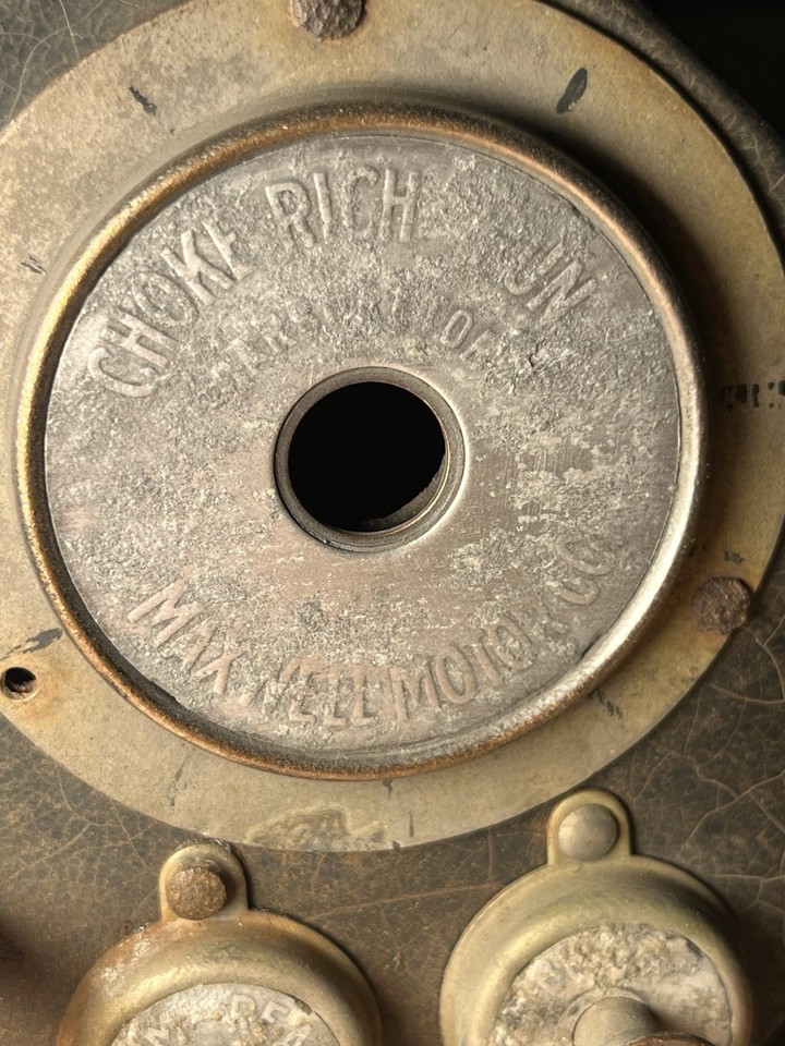 Brass Era Stewart Speedometer MAXWELL Dash Panel W.G. Nagel Ammeter ...