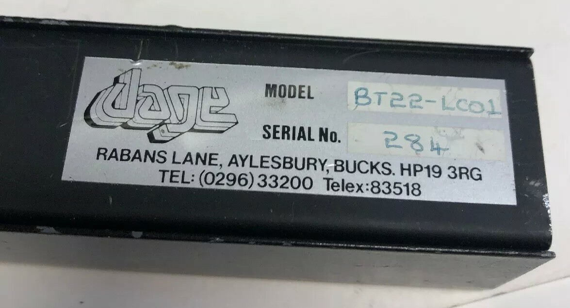 Dage BT22-LC01 20gm Pull Test Load Cell for BT22 *Parts Or Repair Only ...