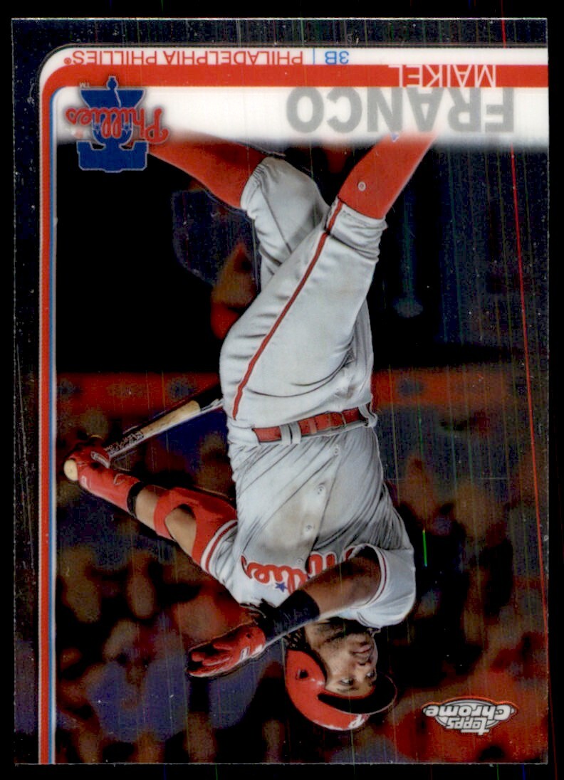 2019 TOPPS CHROME UPDATE EDITION WANDER FRANCO BOWLING GREEN HOT RODS ...