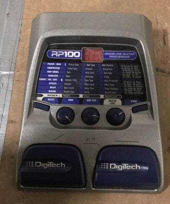 Digitech RP100A Artist Modeling Guitar Processor Pedal | eBay