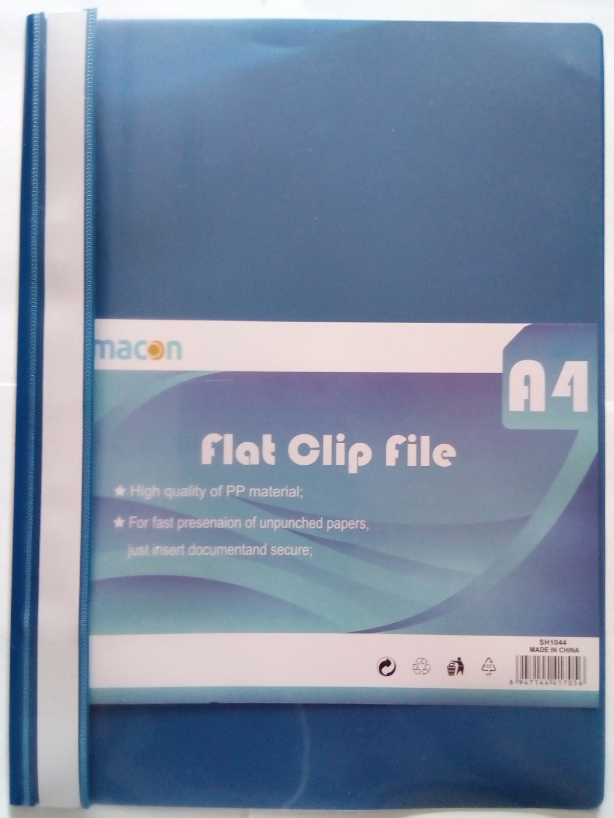 A4 Clip File Folder Presentation Flat Clip Display Folders Blue Colour ...