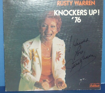 Rusty Warren hand signed autographed LP vinyl record Knockers Up 76 | eBay