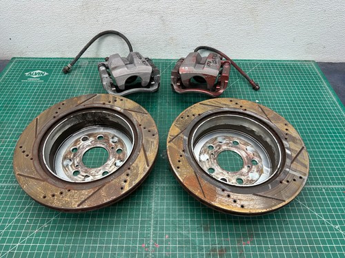 15-20 LEXUS RC350 REAR LEFT RIGHT BRAKE CALIPERS W/ ROTOR SET OEM | eBay