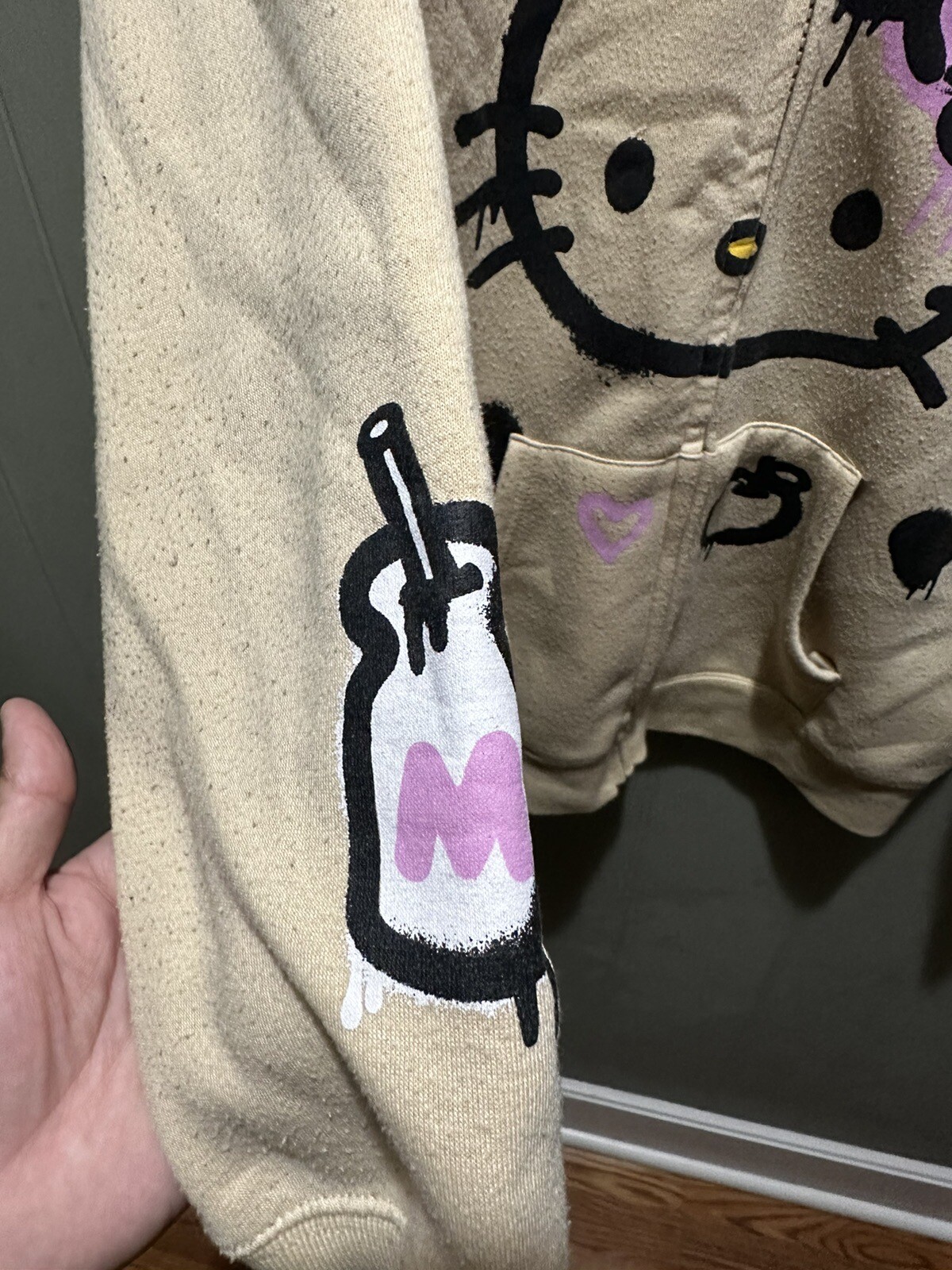 Hello Kitty Forever 21 Colab Yellow Crème Hooded Full… - Gem