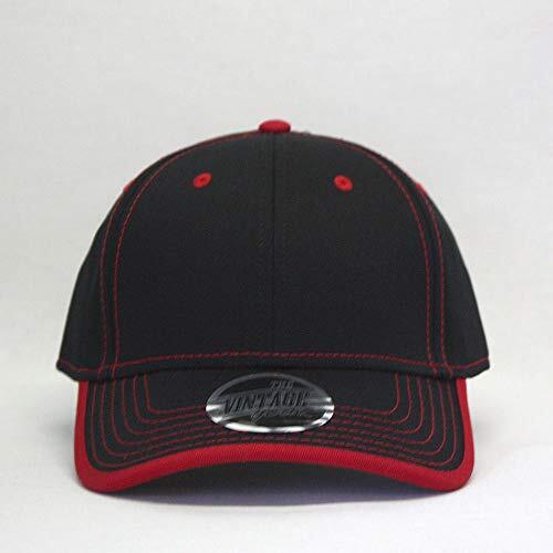 New Contrast Color Stitching Binding Trim Structured Cotton Baseball ...