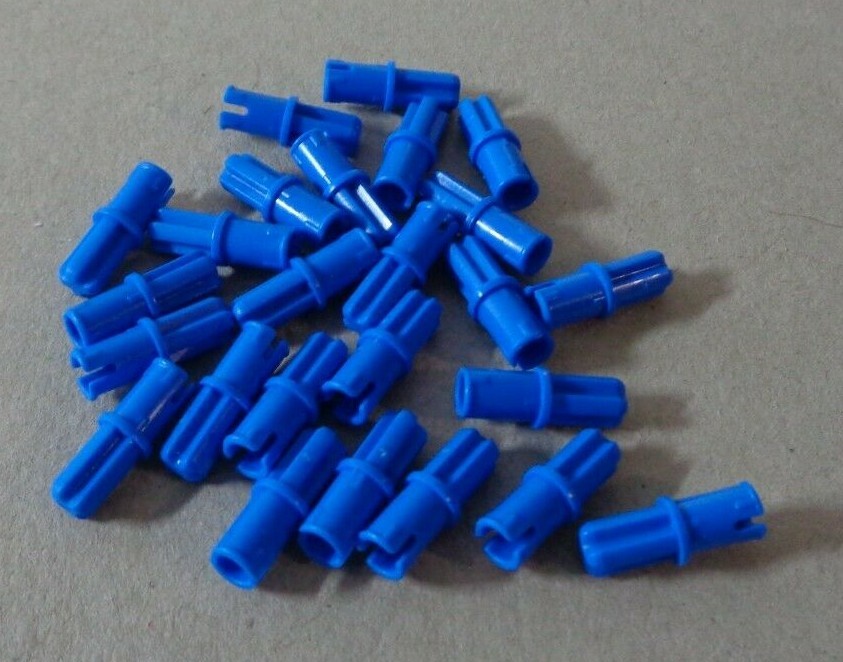 LEGO TECHNIC 4206482 43093 Blue Axle Pins w/Friction crossale x25 Parts ...