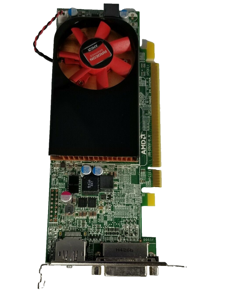 Lot of 5 AMD R7 250 2GB PCI-E x16 Windows 10 Video Card DVI DisplayPort ...