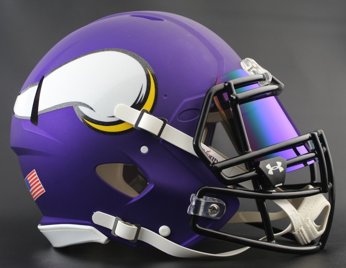 Viking Football Helmet Minnesota Vikings 1995 Riddell Mini Helmet NFLP