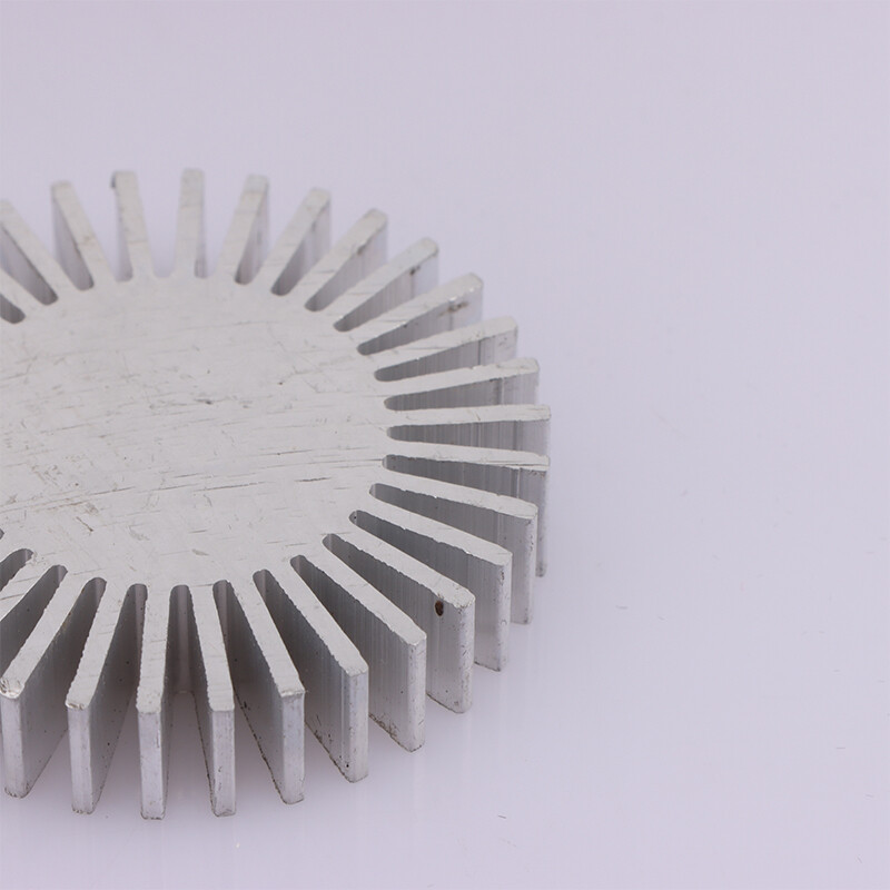 COB Radiator Diameter 50mm 3~7W High Power Led Heatsink Sunflower Solid ...