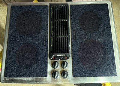 Jenn Air 30" Electric Cooktop Stainless & Black Burners Downdraft ...