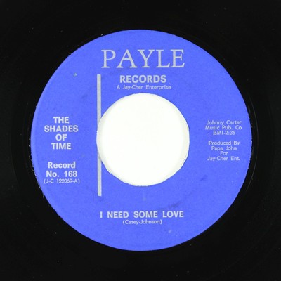 Garage 45 - Shades Of Time - I Need Some Love - Payle - VG+ rare! | eBay UK