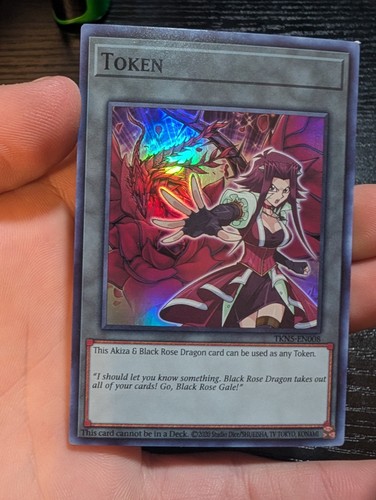 Token: Akiza & Black Rose Dragon TKN5-EN008 The Infinite Forbidden ...
