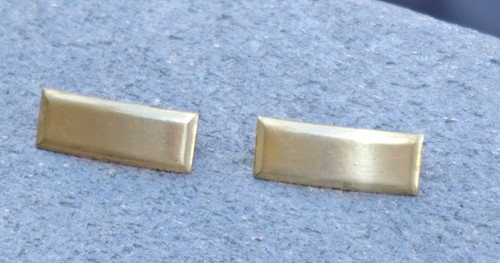 2nd Lieutenant 2LT | Vintage *Acid Test* Gold Rank Insignia Bar Pins ...