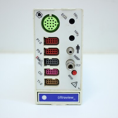 Spacelabs 91496 Ultraview Module w/ Opt 1CDGRMS MasimoSET SpO2 Temp ECG ...