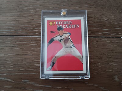1988 Topps Baseball Card #6 Nolan Ryan 87 Record Breakers Error Card | eBay