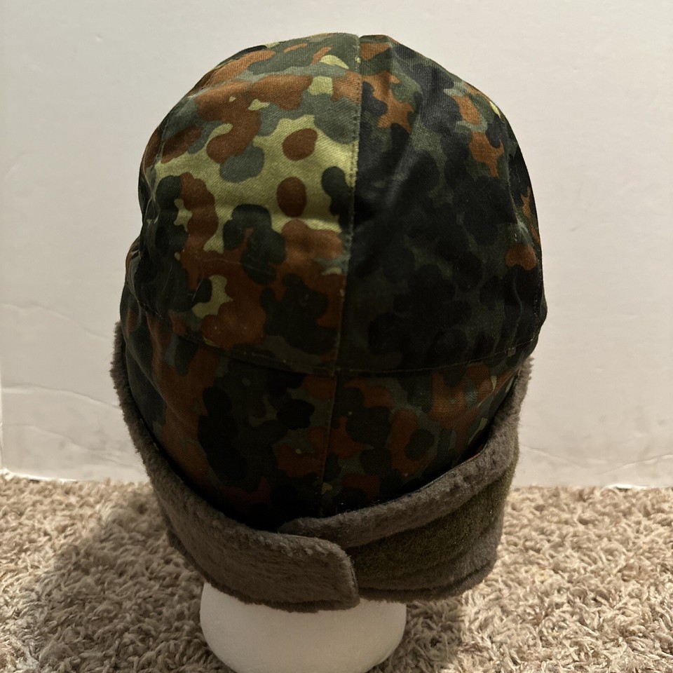 German Bundeswehr Flecktarn Winter Field Cap Hat Fleck Camo 58 Medium ...