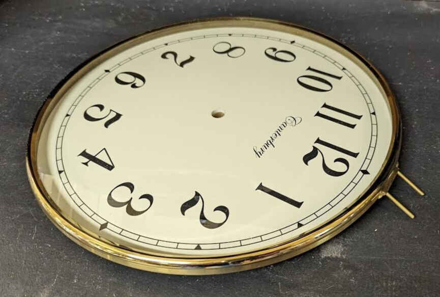 Bezel Convex Glass Clock Hinged Brass Bezel & Convex Glass Only ...