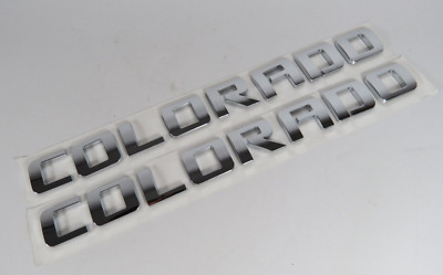 2015-2020 Chevy Colorado Emblems For Door Tailgate Chrome Badges ...