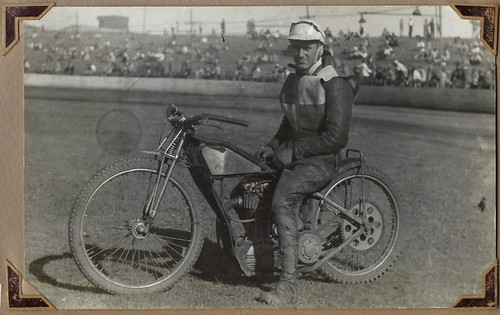 Antique vintage speedway race motorcycle J.A.P photograph original 30s ...