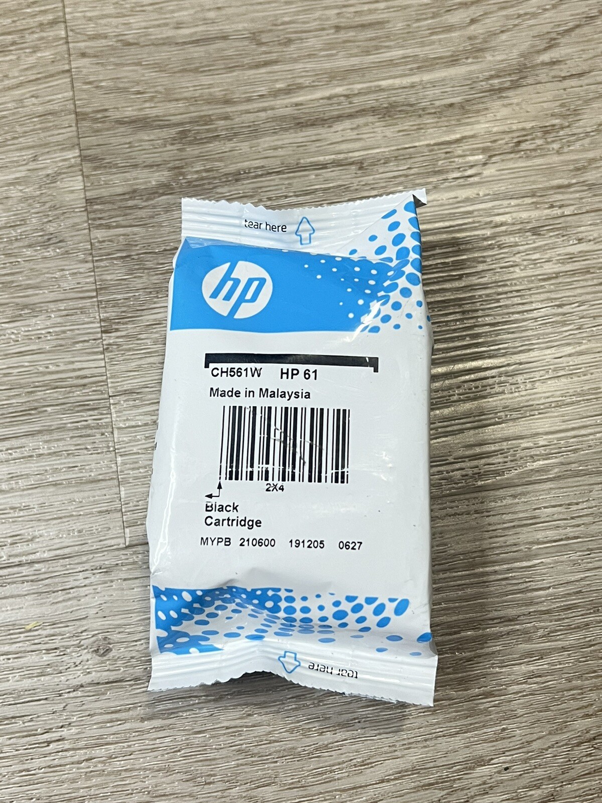 NEW Genuine HP 61 Black Ink Cartridge CH561W Sealed in Package | eBay