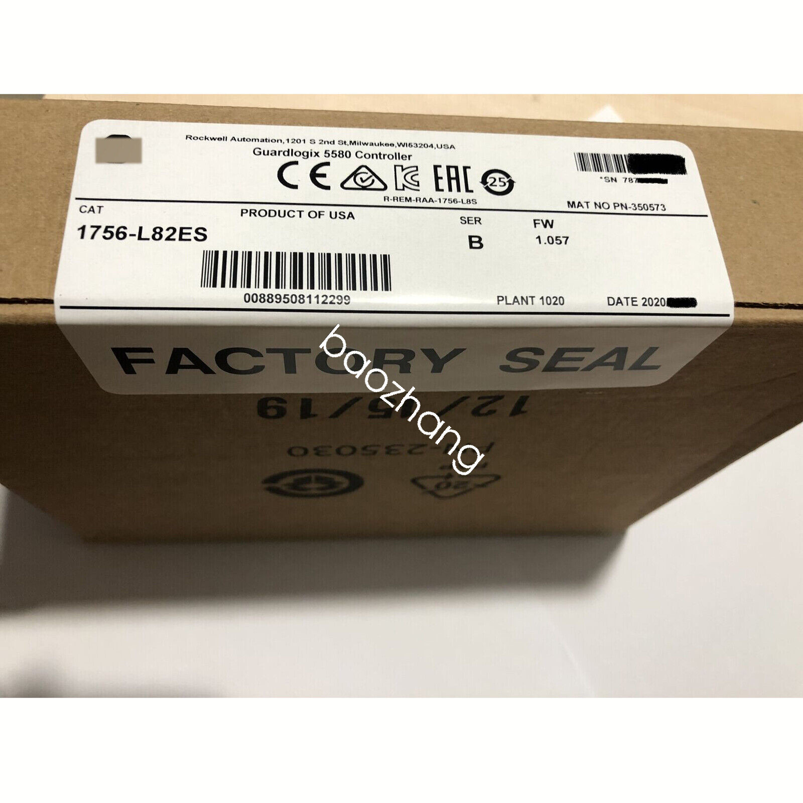 1PC NEW 1756-L82ES SER B Guardlogix Controllers Processor ship DHL#RX ...