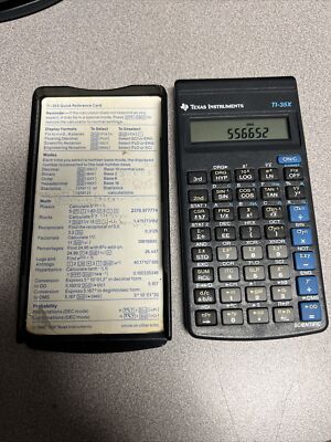 TI-35X Texas Instruments Calculator - TESTED - With COVER | eBay