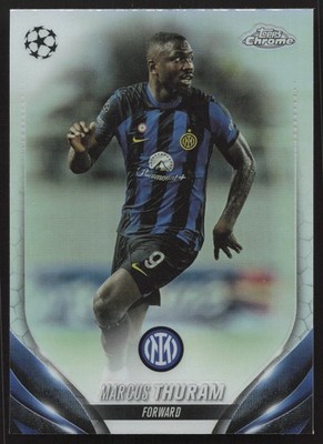 2023-24 Topps Chrome UEFA Club Competitions #52 Marcus Thuram Refractor ...
