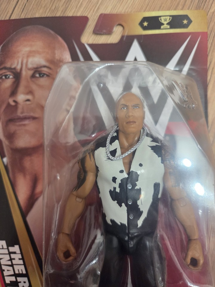 WWE The Rock Final Boss Action Figure Wrestling Main Event | eBay UK
